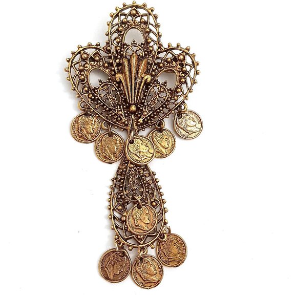 ART | Jewelry | Vintage Signed Art Etruscan Revival Napoleon Bonaparte ...